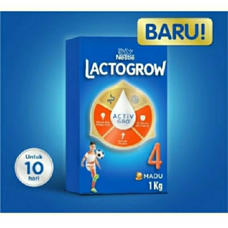 Jual Lactogrow 4 Madu Vanila 1000 gr g 1 kg | Shopee Indonesia