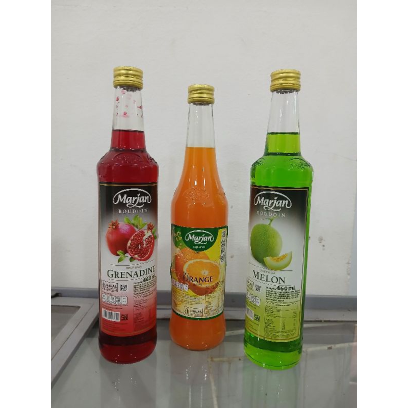 Jual Marjan Boudin Grenadine Orange Juice 460ml | Shopee Indonesia