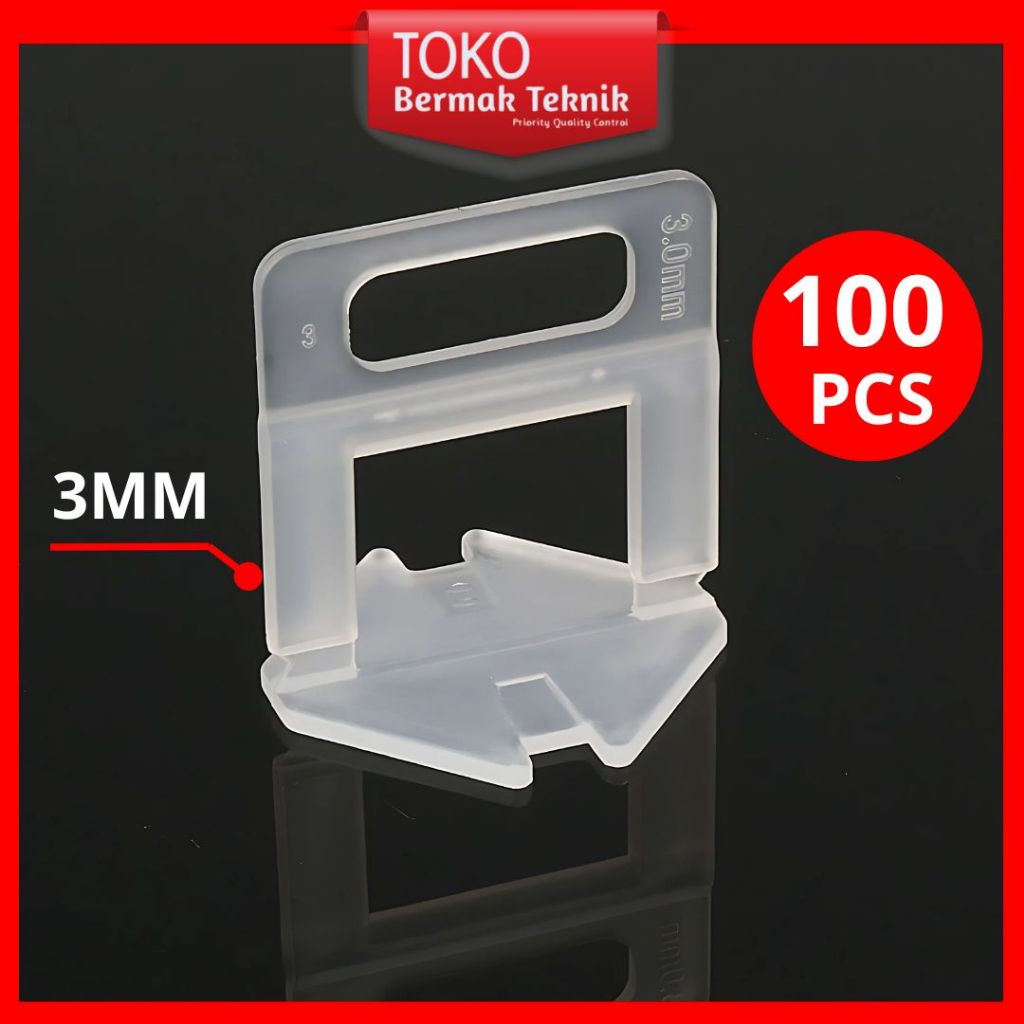 Jual Alat Perata Keramik 100 PCS Clips Klip 3mm nat keramik - alat ...