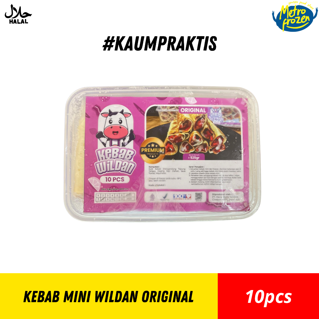 Jual Wildan Kebab Mini Original & Spicy isi 10 Pcs | Shopee Indonesia