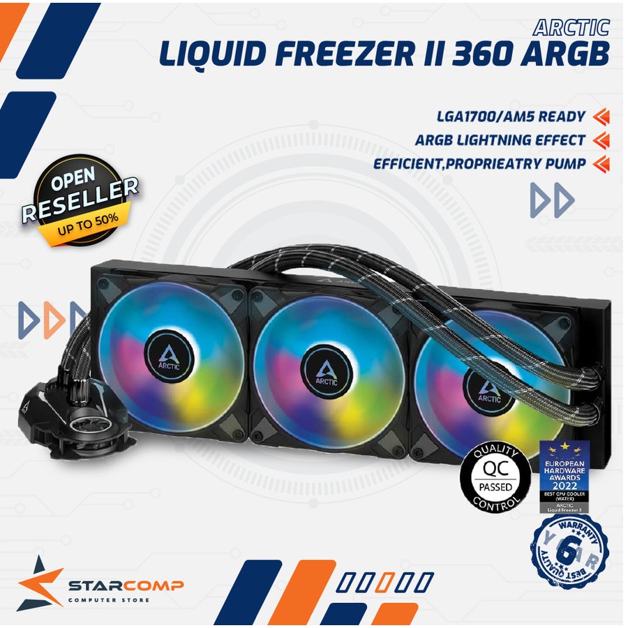 Jual Arctic Liquid Freezer II 360 A-RGB - AIO CPU Water Cooler | Shopee ...