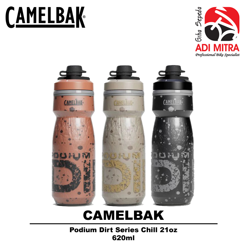 Jual Camelbak Podium Chill Dirt MDL 620ml Insulated Botol Minum Sepeda Bottle Bidon Sepeda ...
