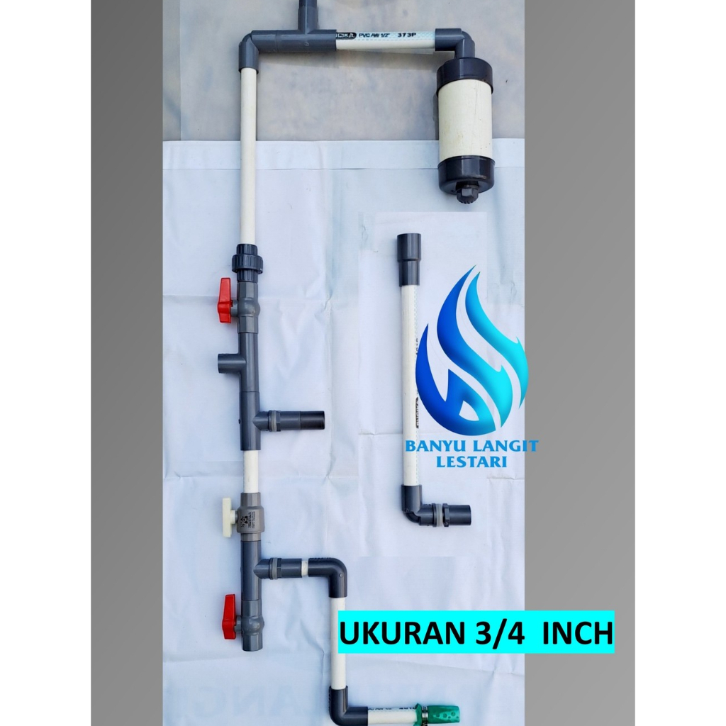 Jual Instalasi pipa filter air sumur bor bau besi, berkarat dan ...
