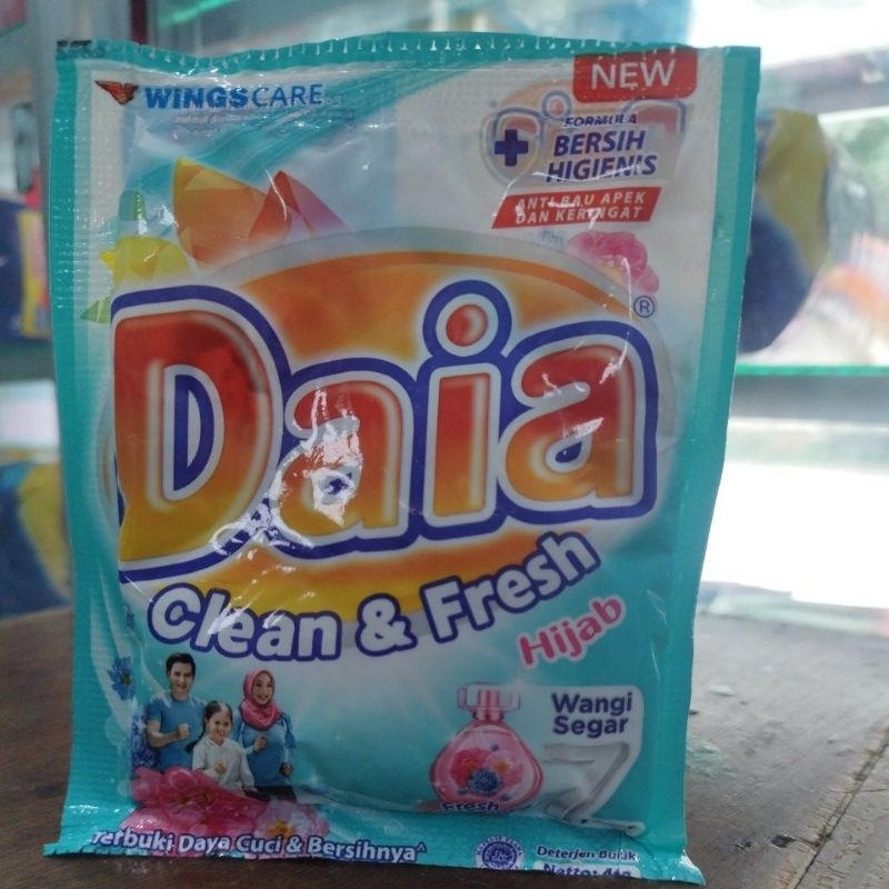 Jual Daia Clean & Fresh Hijab Wangi Segar Sachet Renceng(6 pcs) | Shopee Indonesia