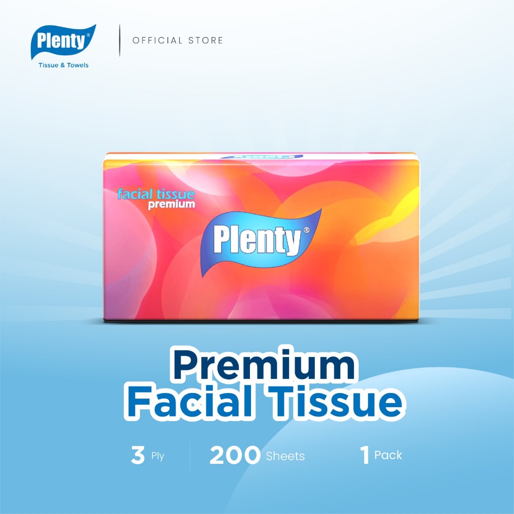 Jual Plenty® Facial Tissue Premium 200sh Jakarta | Shopee Indonesia