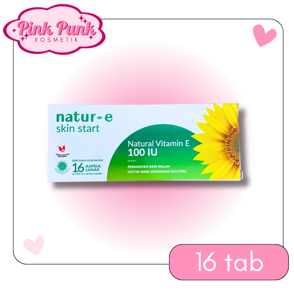 Jual Natur-E Skin Start Nautral Vitamin E 100 IU 16 Kapsul - Original Product | Shopee Indonesia