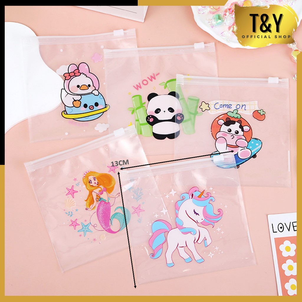 Jual T&Y Ziplock Mini Food Storage Karakter Kartun Lucu Plastik Zipper ...
