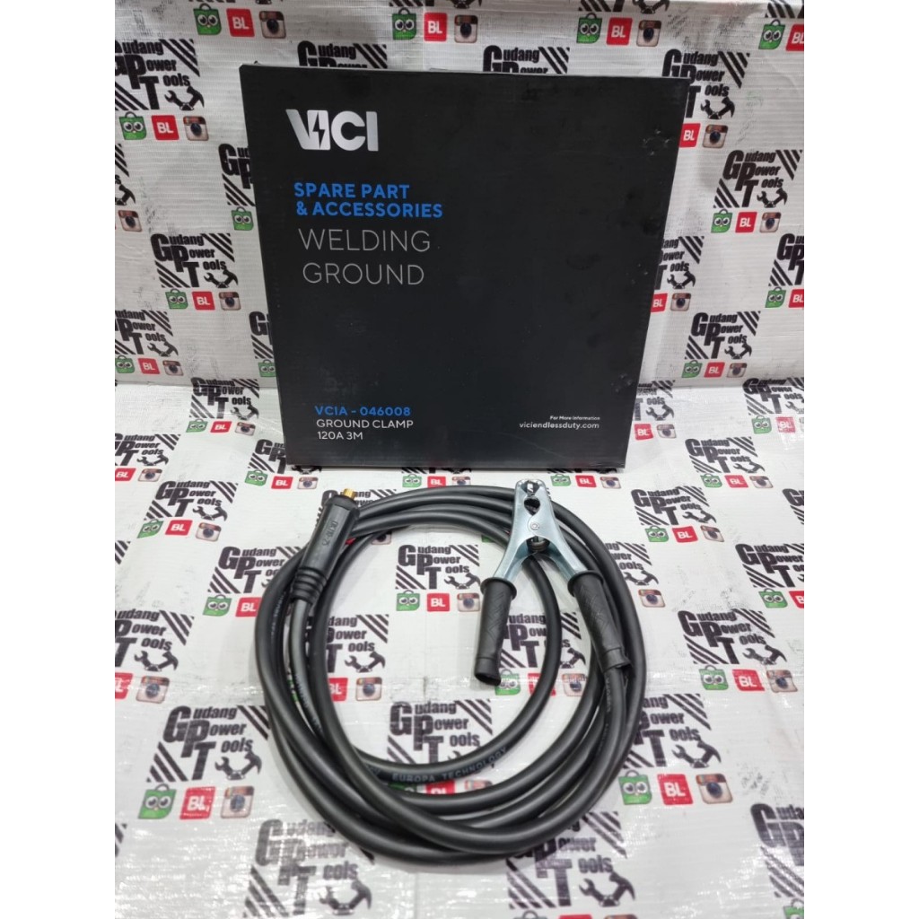 Jual STANG TANG LAS MASSA 120A VICI/ STANG LAS SET STANG MASSA | Shopee ...