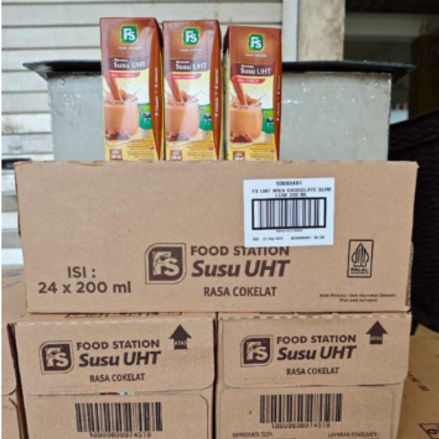 Jual Food Station Susu UHT Rasa Cokelat | Shopee Indonesia
