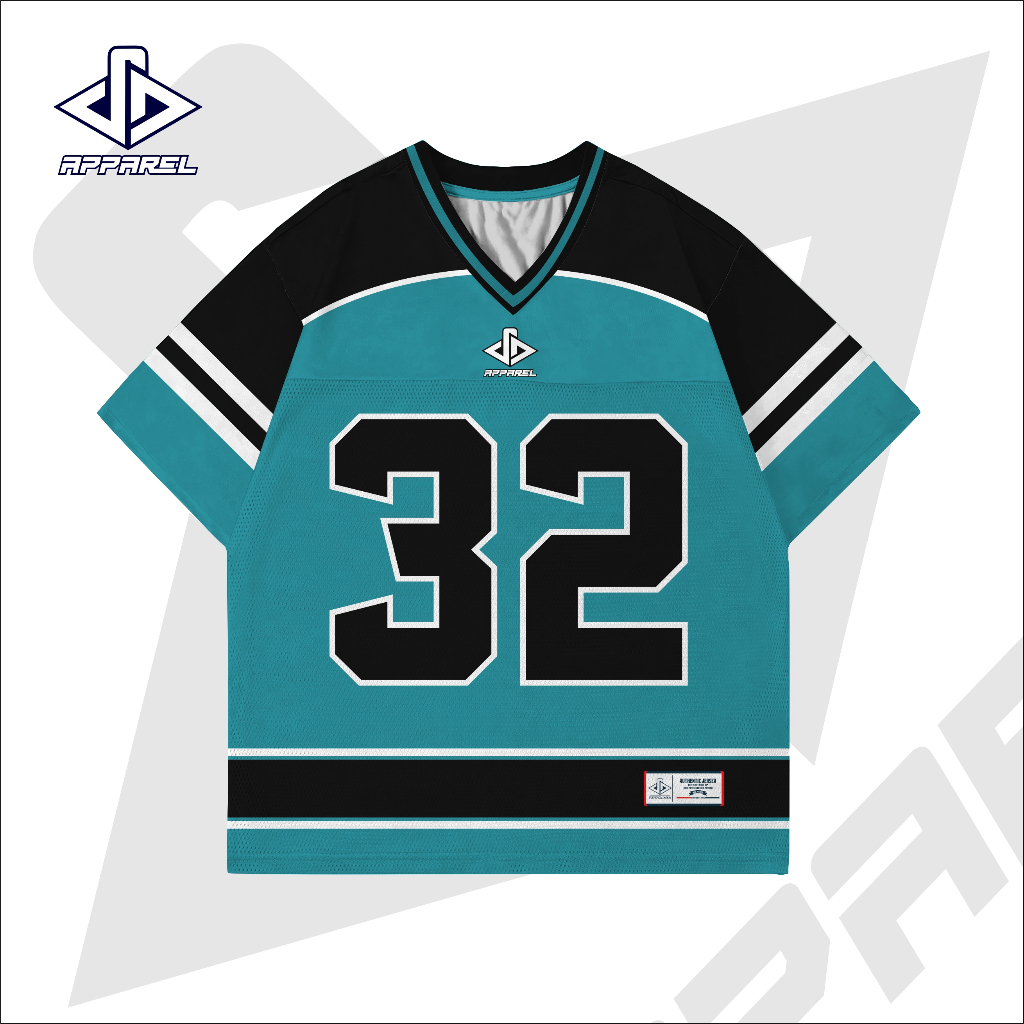 Jual RDA / Baju jersey streetwear nomor 32 / rugby / hockey / jersey ...