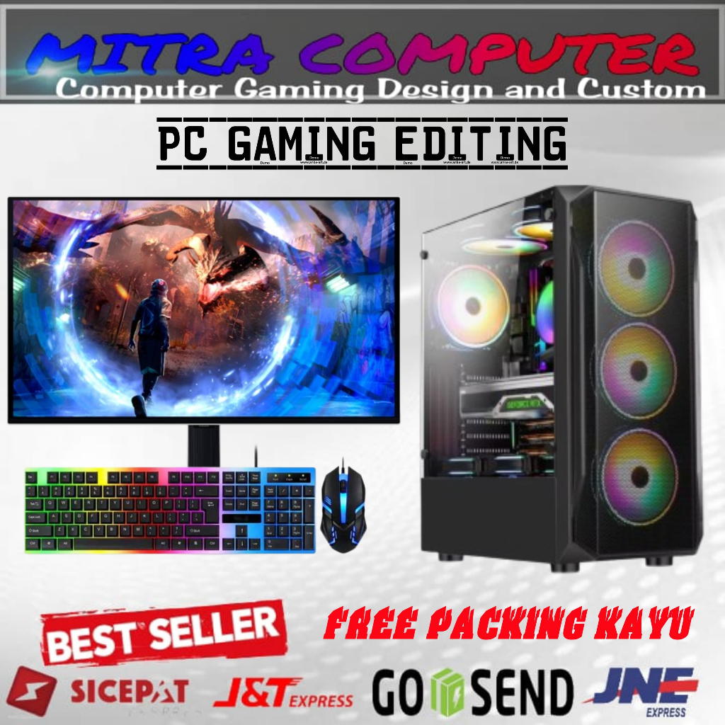 Jual PC Rakitan Gaming Fullset AMD Ryzen 5 5600G RAM 32gb SSD 512gb ...