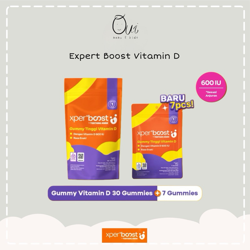 Jual Expert Boost Vitamin D 600 IU Gummy anak dewasa by Expert Care ...