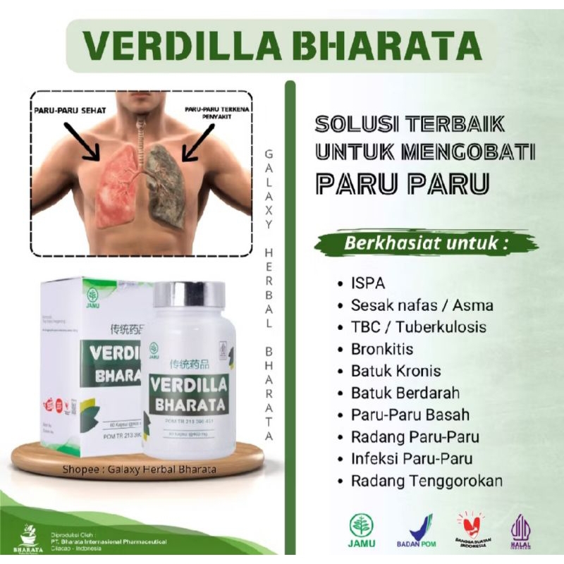 Jual VERDILLA BHARATA obat paru-paru obat tbc obat batuk berdarah ...