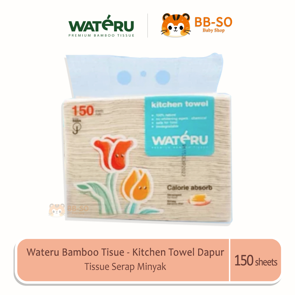 Jual WATERU Kitchen Towel / Tisu Dapur Penyerap Minyak / Tisu Dapur ...