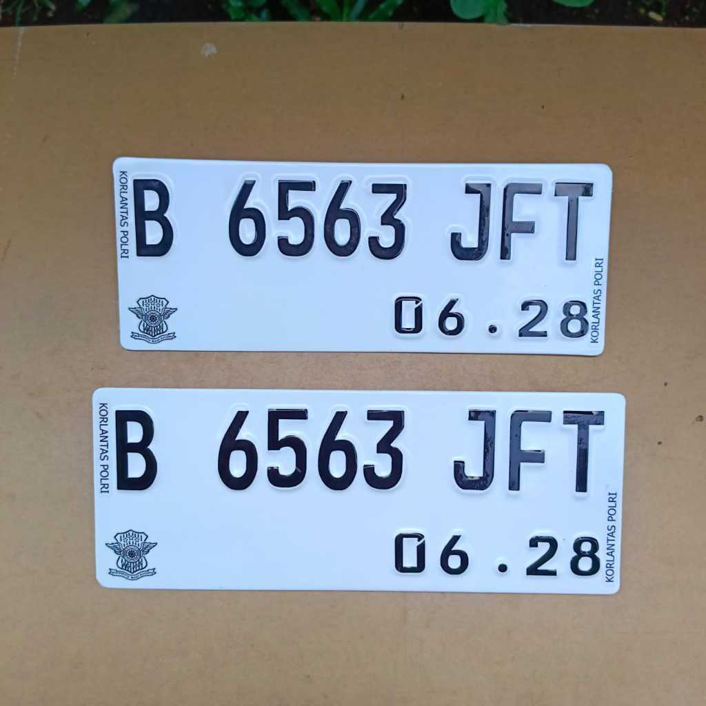 Jual PLAT NOMOR MOTOR FONT BARU DAN FONT LAMA PAKE LOGO BAUT TANAM ...