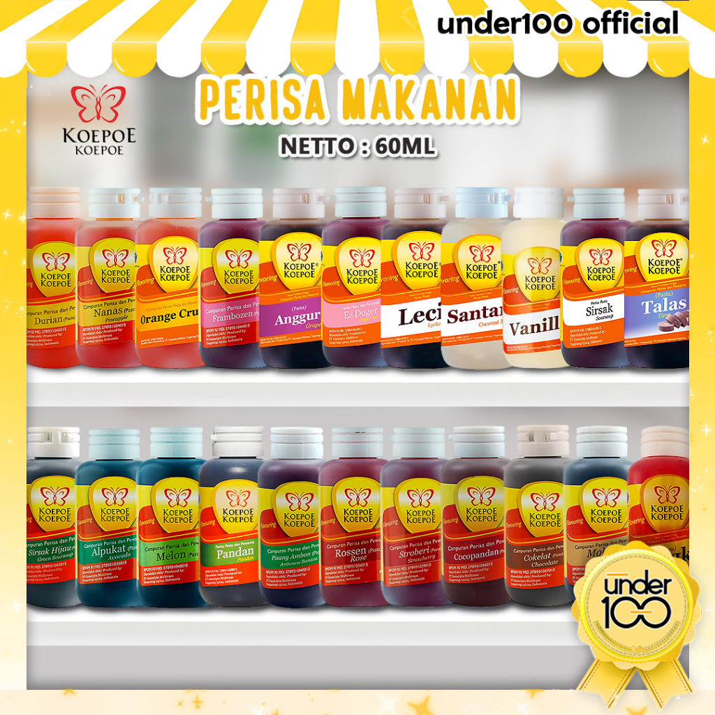 Jual Under100 KOEPOE KOEPOE Perisa Makanan | Flavoring | Perisa Pasta ...
