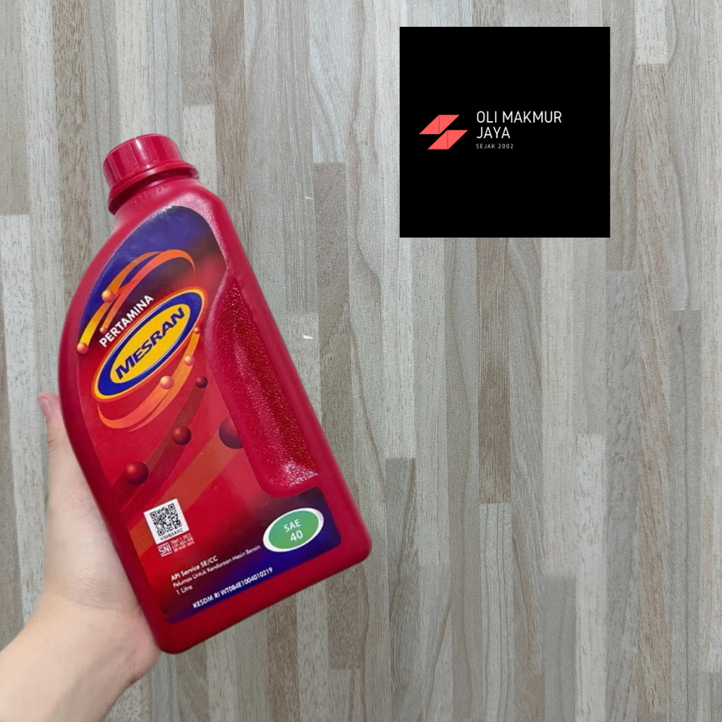 Jual MESRAN OLI SAE 40 1LITER ORIGINAL | Shopee Indonesia