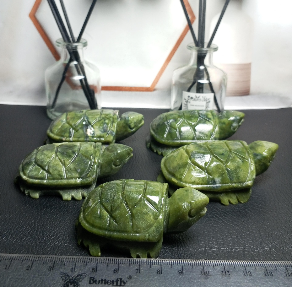 Jual Natural Green Jade Turtle Carving (Harga per pcs) | Shopee Indonesia