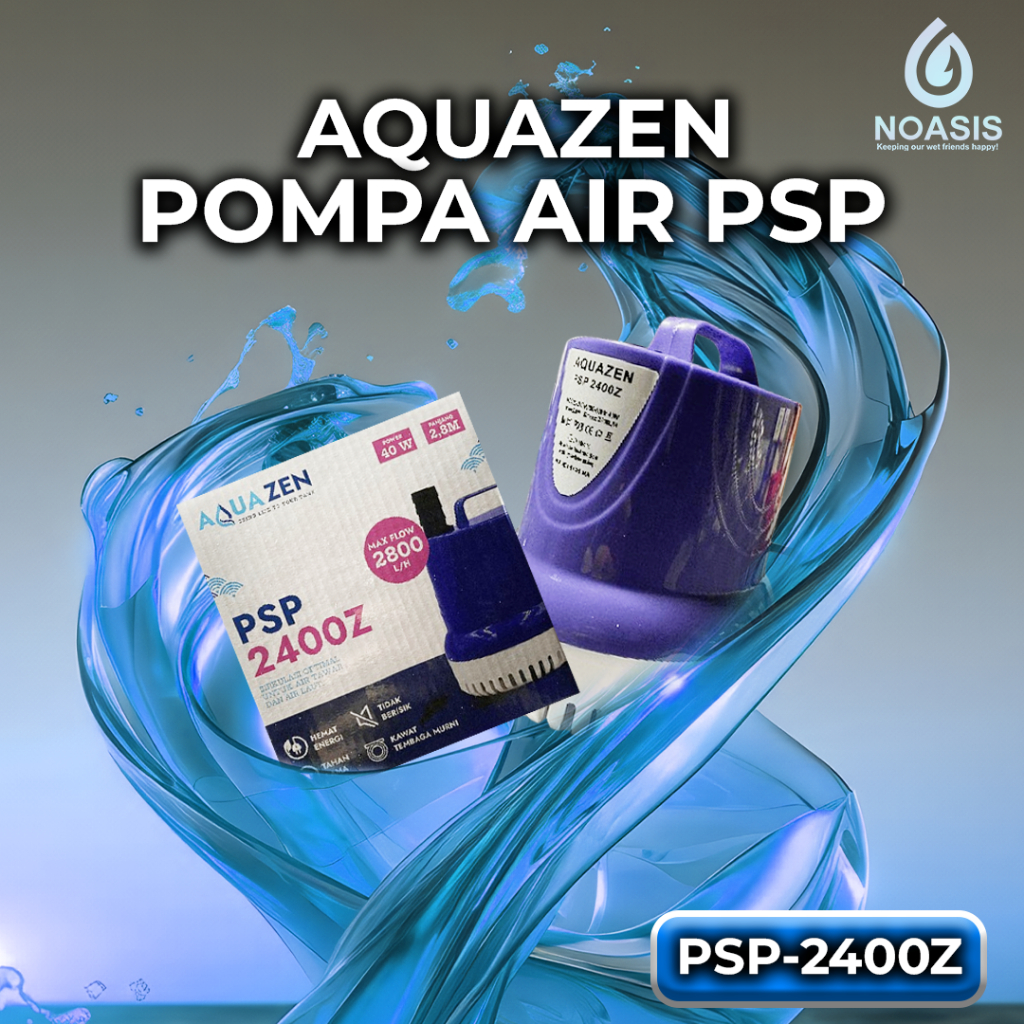 Jual Pompa Celup Kolam Ikan Koi AQUAZEN AZ-PSP-2400Z 40W Ketinggian 2.8 ...