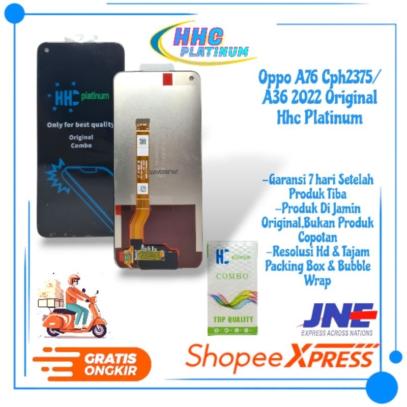 Jual LCD TOUCHSCREEN OPPO A76 CPH2375/A36 2022 ORIGINAL | Shopee Indonesia