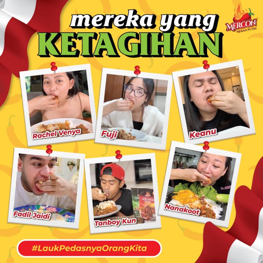 Jual Mercon Merah Putih - Set Trio Kalem || Rendang Sapi + Ayam Woku ...