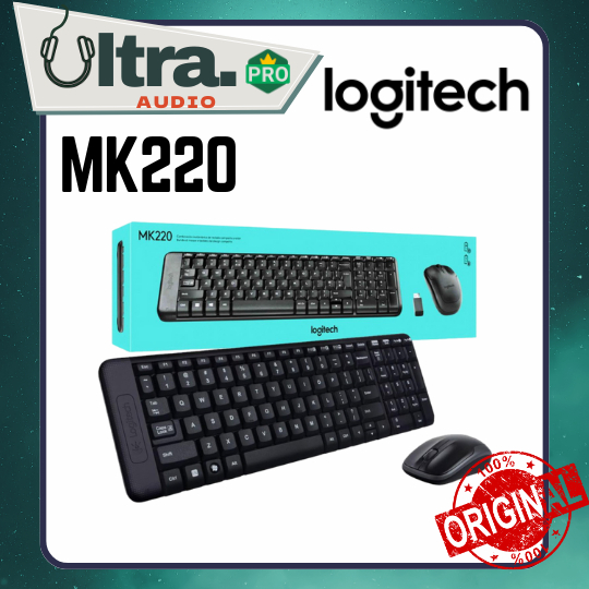 Jual LOGITECH MK220 / MK 220 KEYBOARD + MOUSE WIRELESS ORIGINAL ...