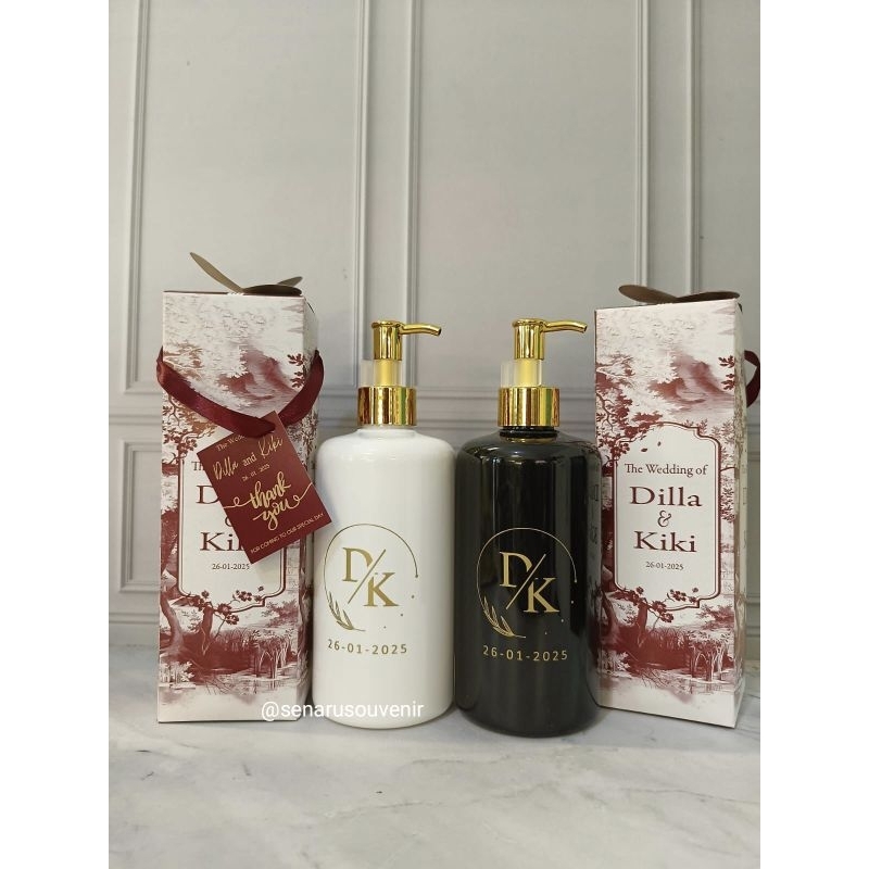Jual SOUVENIR BOTOL SABUN PUMP KEMASAM BOX CUSTOM / SOUVENIR DISPENSER ...