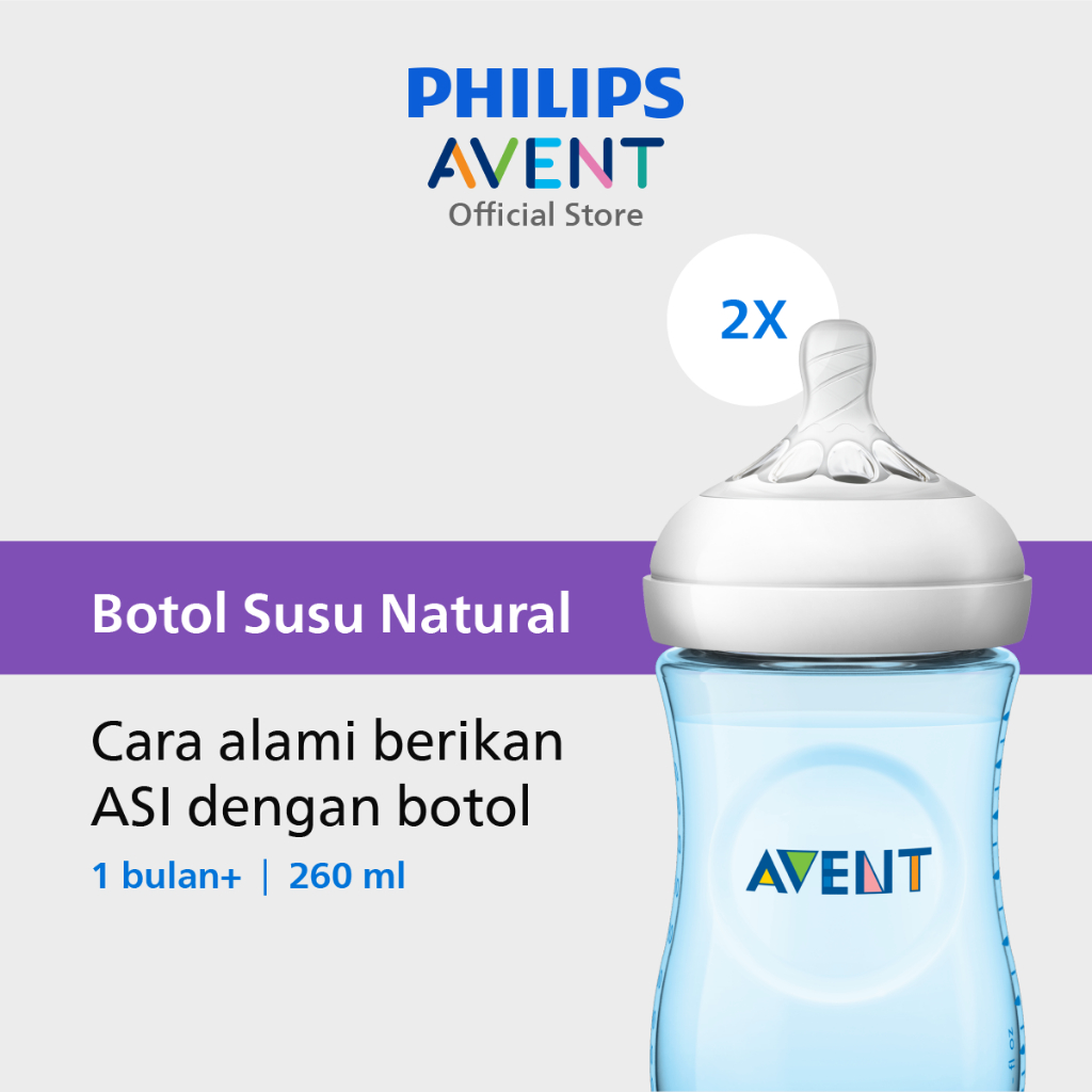 Jual Philips Avent | Botol Susu Bayi | Natural | Dot Tidak Bingung ...
