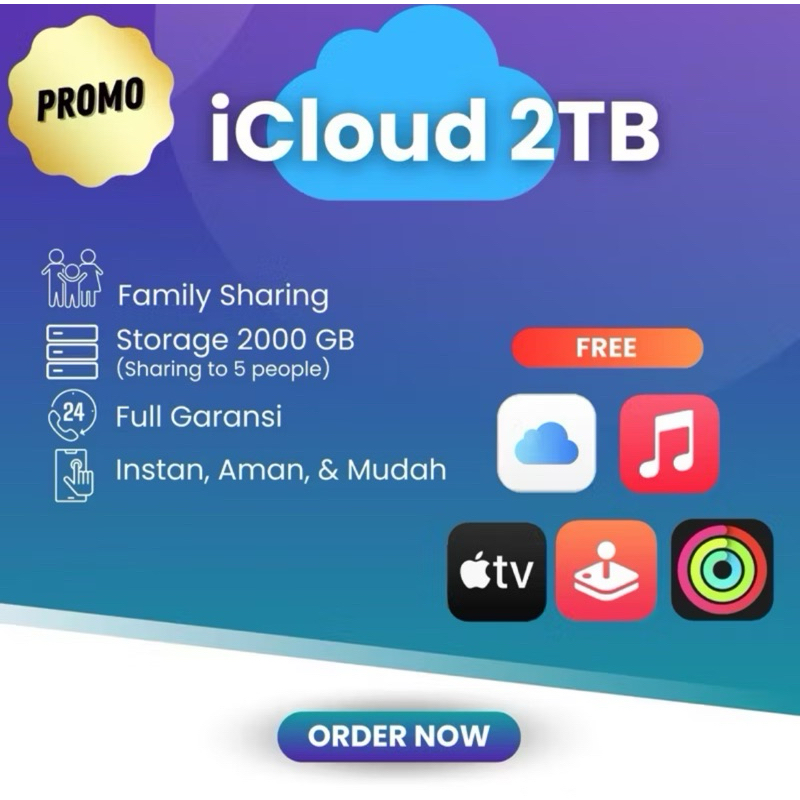Jual Terbaik!! Penyimpanan ICloud / Storage ICloud 2TB | Shopee Indonesia