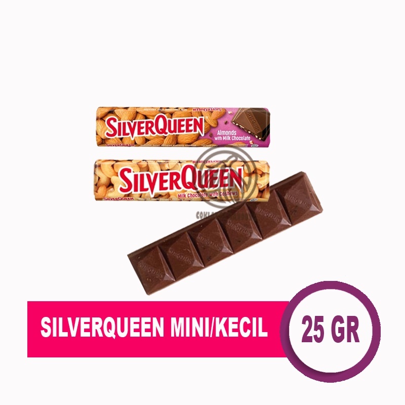 Jual SILVER QUEEN MIDI 25GR ALL VARIAN | Shopee Indonesia