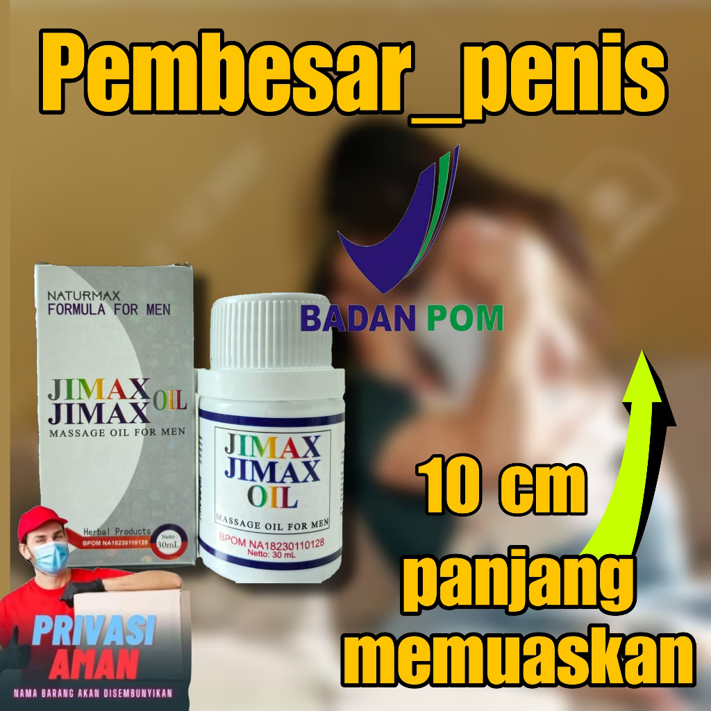 Jual (PRIVASI TERJAGA)JIMAX oil asli bpom pembesar pennis permanen cepat 100% original minyak ...