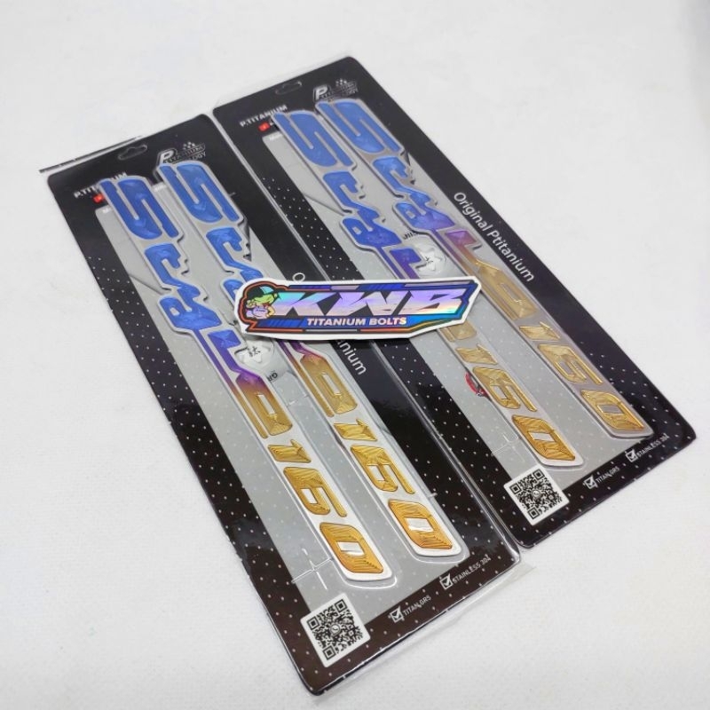 Jual Emblem logo body honda stylo 160 titanium gr5 original warna ...