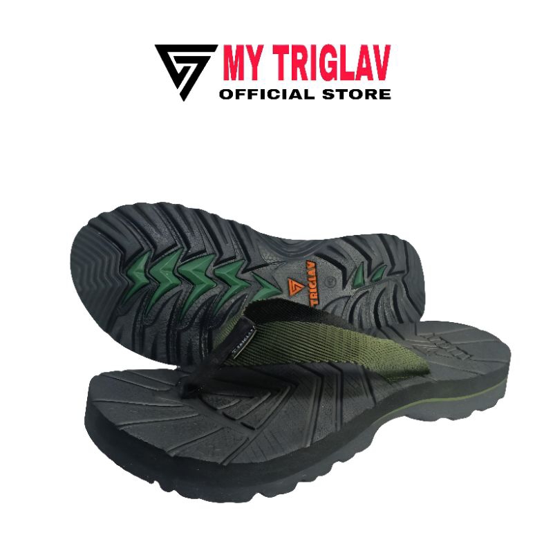 Jual TRIGLAV Sandal Gunung Jepit Top Warna Army | Shopee Indonesia