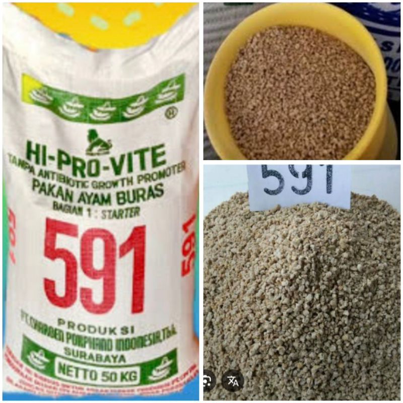Jual Pakan Ayam 591 Buras Starter Hi-Pro-Vite 591 Pakan Ayam Bangkok ...