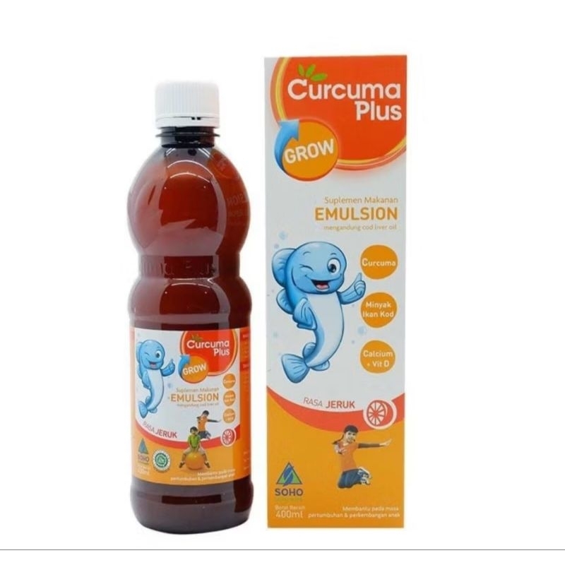 Jual Curcuma plus Grow Emulsion 400ml | Shopee Indonesia