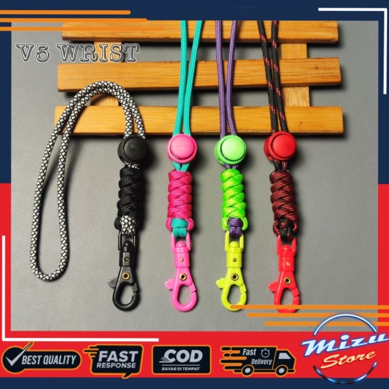 Jual V5 WRIST STRAP PARACORD LANYARD HAND/ FINGER TALI GANTUNGAN HP ...