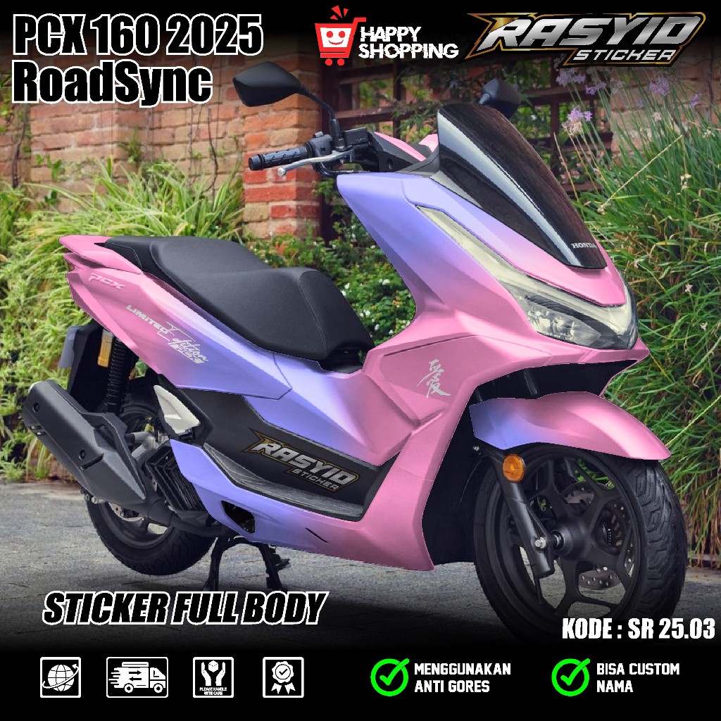 Jual COD Sticker Decal Full Body Honda PCX 160 2025 Cbs Abs RoadSync ...