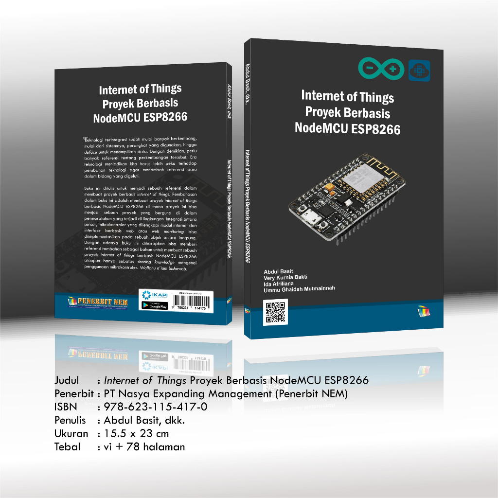 Jual Buku Internet of Things Proyek Berbasis NodeMCU ESP8266 | Shopee ...