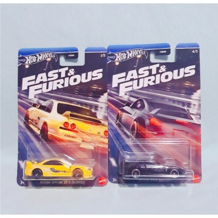 Jual Hot Wheels Fast & Furious R33 Kuning & 350Z Custom Hitam | Shopee ...
