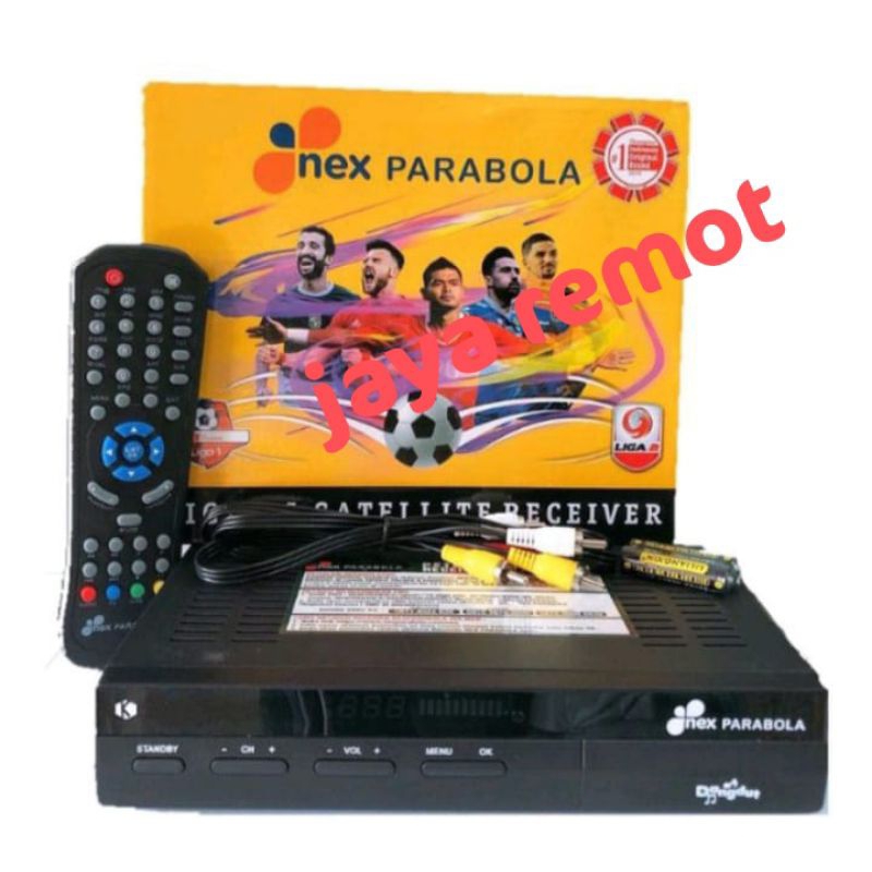 Jual REMOT RECEIVER NEX PARABOLA langsung digunakan tanpa setting ...