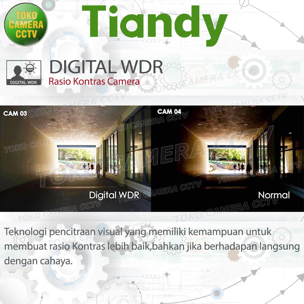 Jual WIFI CAMERA ROTASI TIANDY TC-H334S 3MP KAMERA CCTV BERSUARA ...