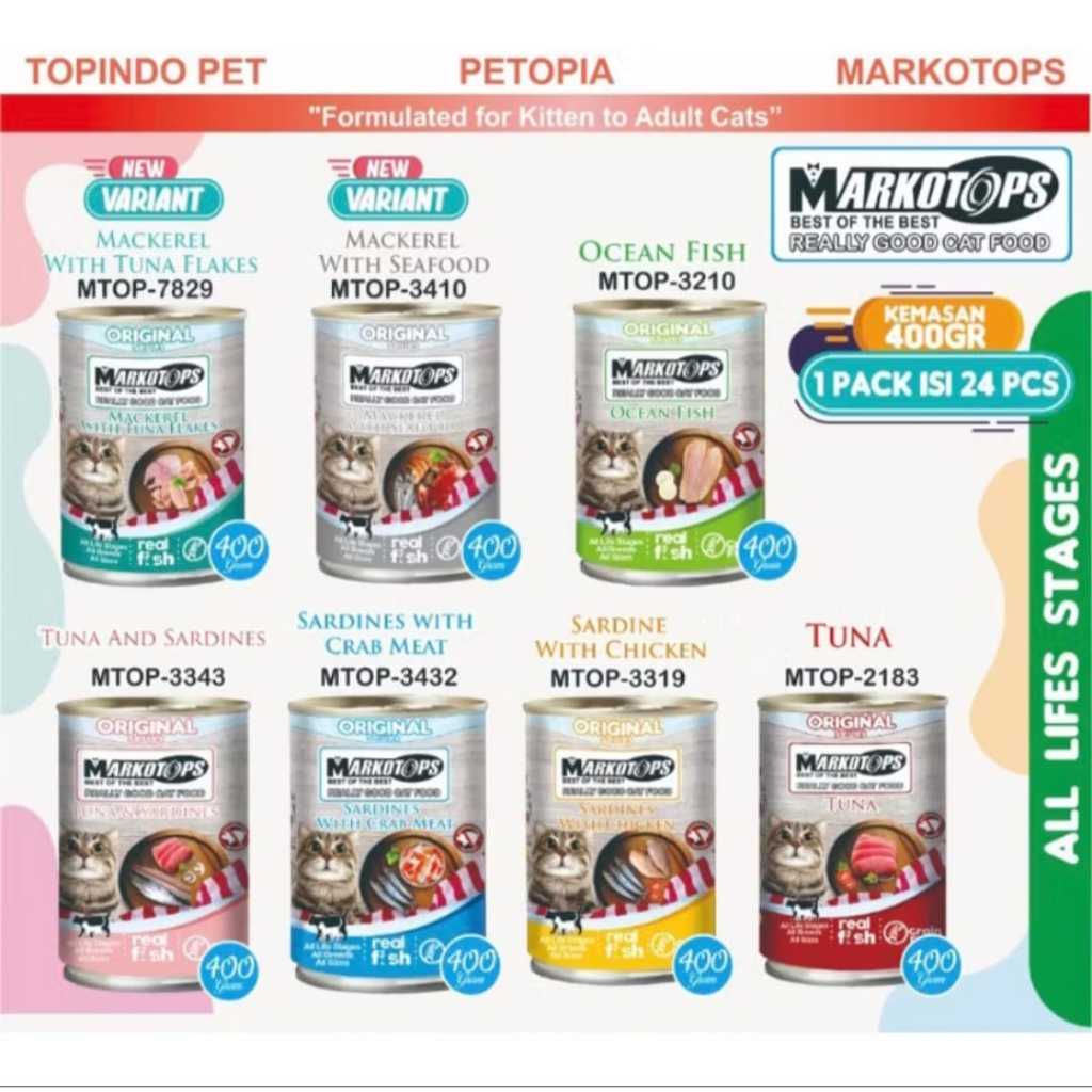 Jual Markotop Wet Food Original 400 gr | Shopee Indonesia