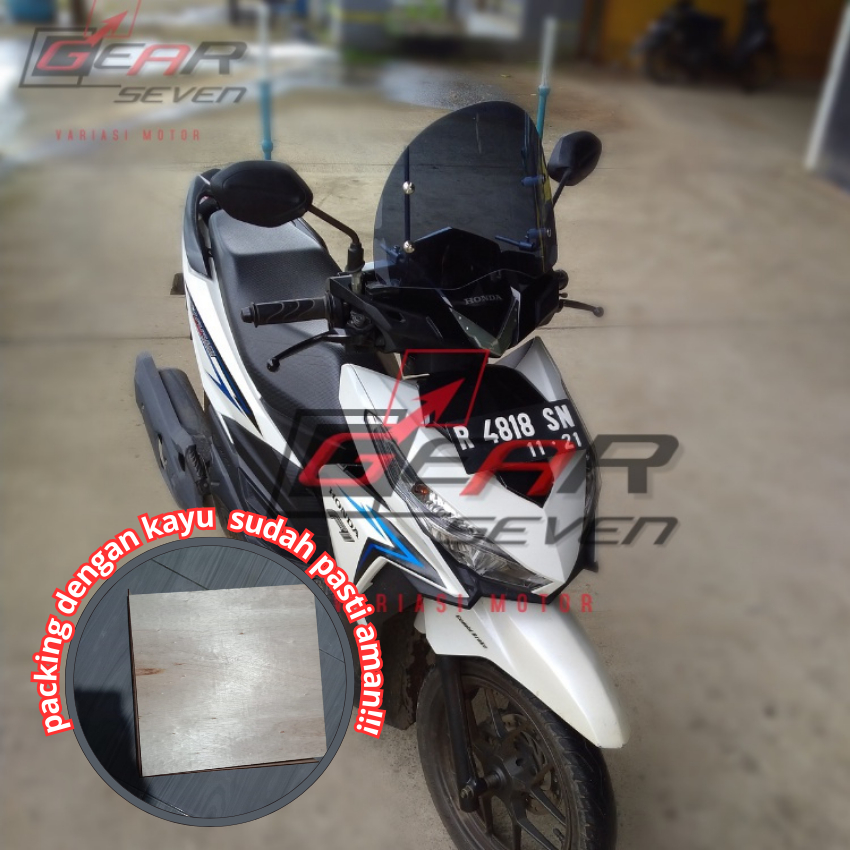 Jual Windshield Motor Universal Rayben ukuran 30cm x 40cm Visor Tameng ...