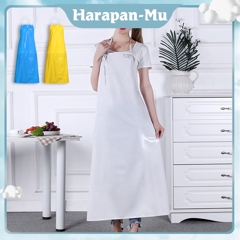 Jual Celemek Masak Panjang Celemek Kerja Apron Waterproof Multifungsi ...