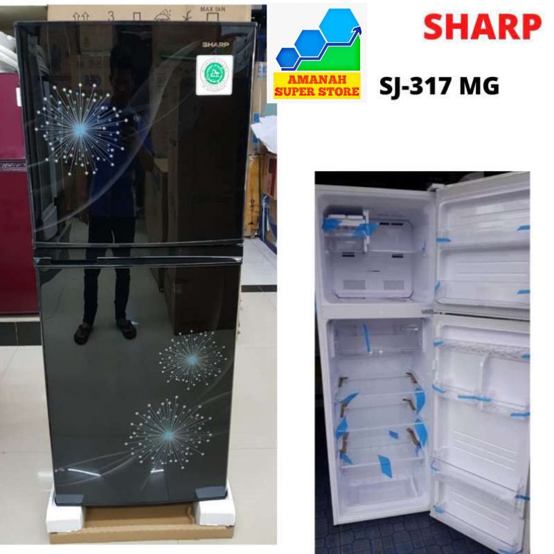 Jual HARGA PROMO! KULKAS 2 PINTU SHARP SJ 236 MNHS 237MG 317 MG JUMBO ...