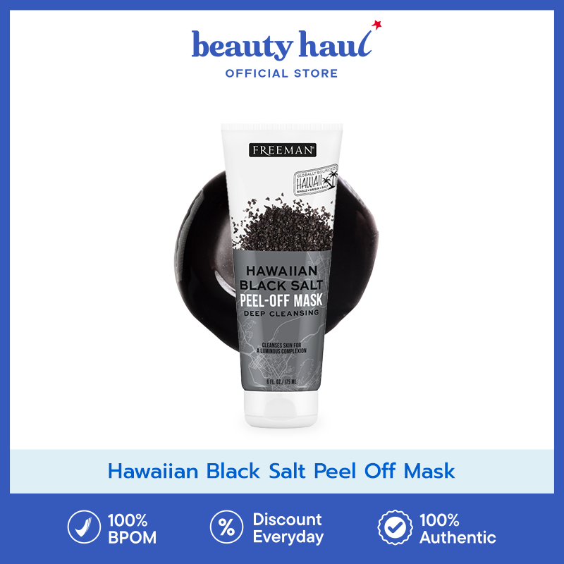 Jual FREEMAN Hawaiian Black Salt Peel Off Mask | Shopee Indonesia