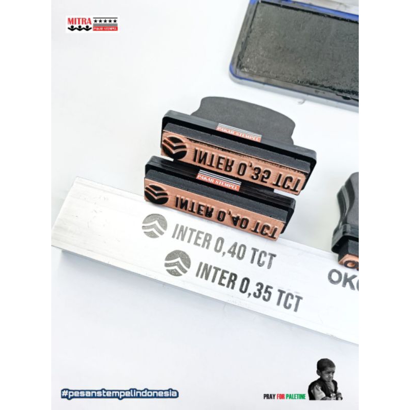 Jual Stempel Amti Luntur Besi /Galvalum Desain Custom uk 10x2 | Shopee ...