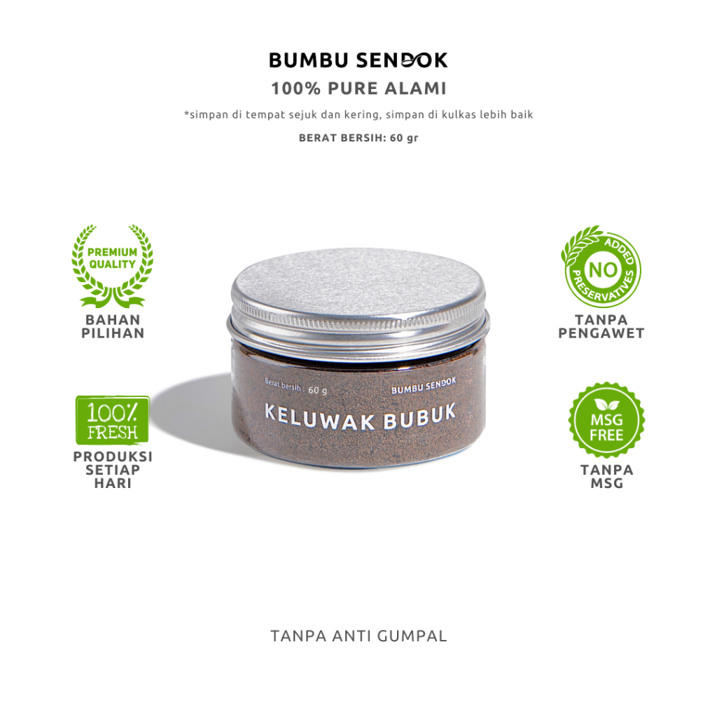 Jual Keluwak Bubuk --- BUMBU SENDOK Halus Bubuk Kering Instan Masak ...