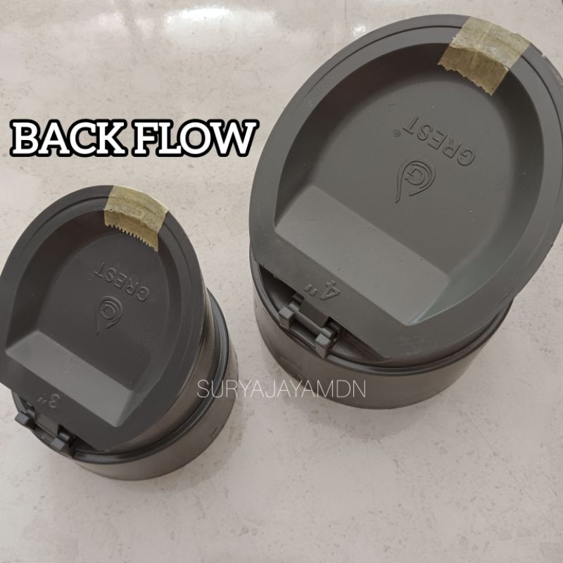 Jual BACKFLOW BACK FLOW VALVE GREST 3 INCH DAN 4 INCH FITTING KATUP ...