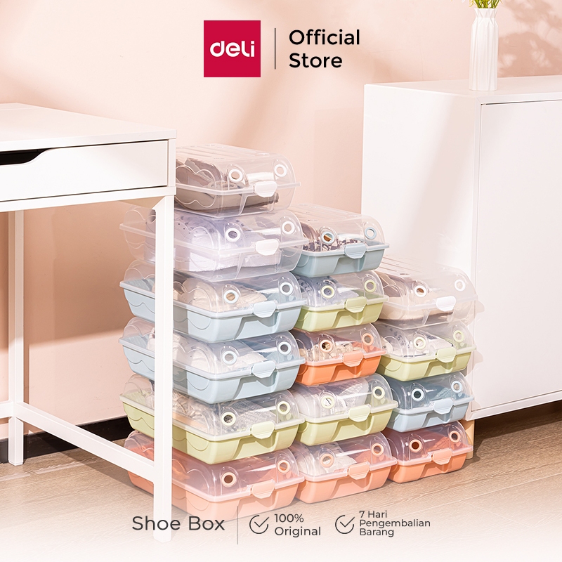 Jual Vusign Shoes Storage Box / Kotak Sepatu Tempat Penyimpanan Sepatu ...